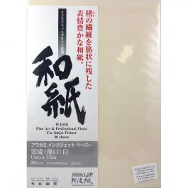 Papier Awagami Unryu Thin 55g, A4 20 feuilles