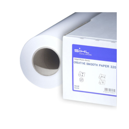 Papier artistique Lisse 320g/m² - SIHL 3315 - 610mm x 15 m